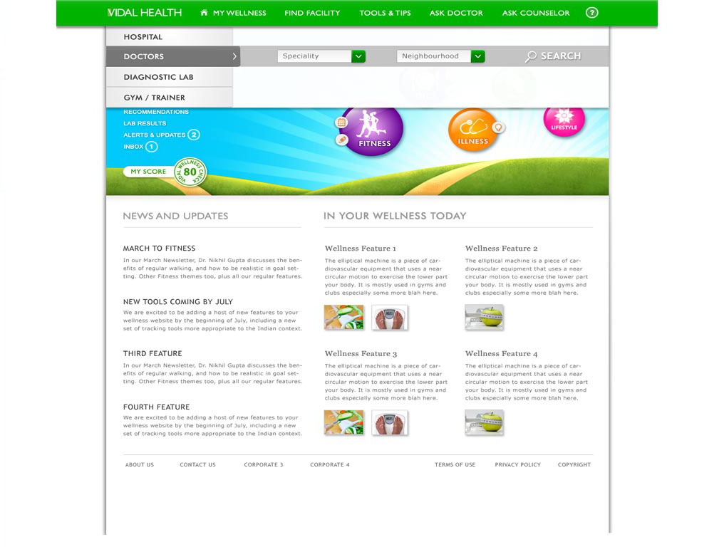 Vidal Health-Web App | Empathic Design